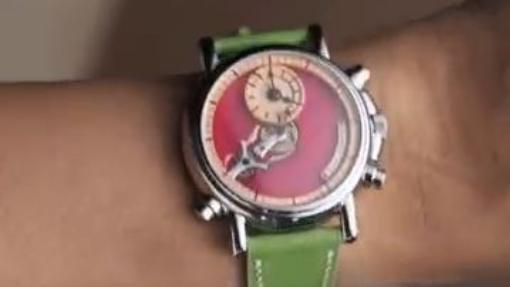 Qian Guobiao Split-Seconds Chronograph with JU Custom Epsom Leather ...