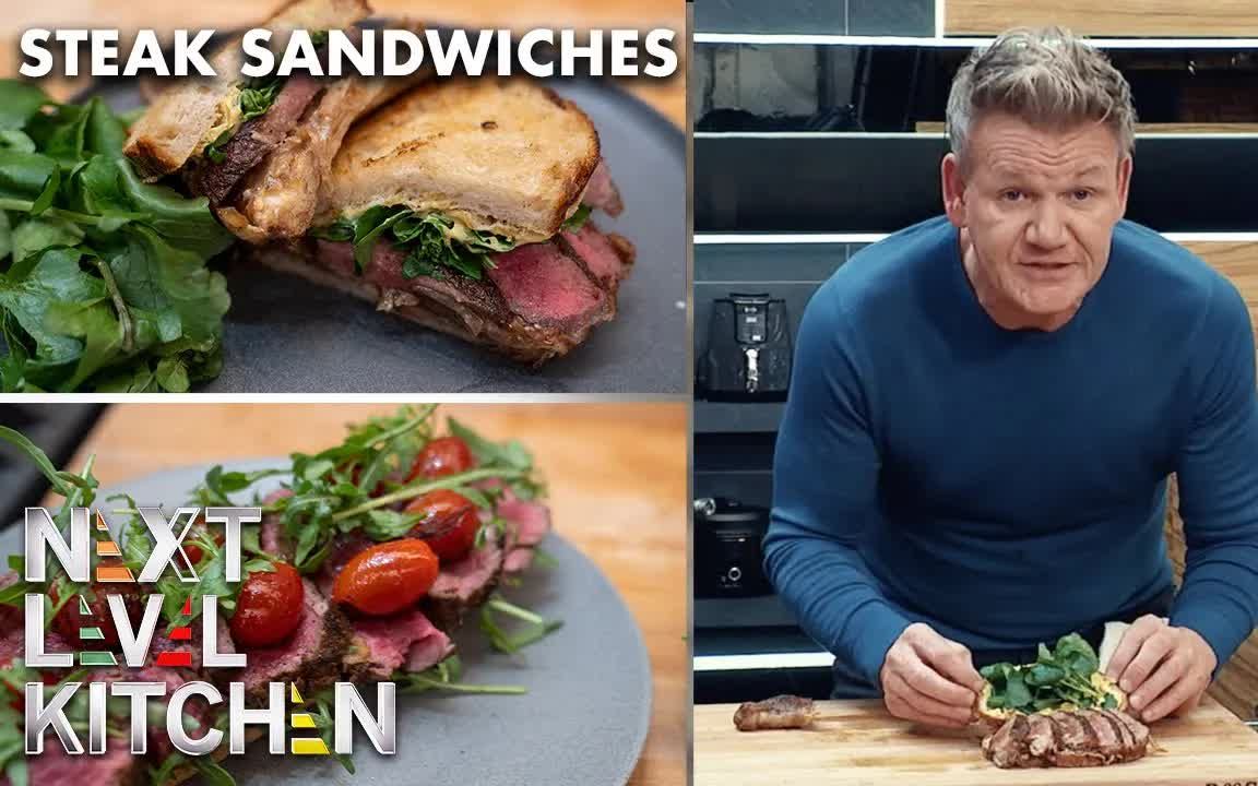 [CC English Subtitles] Level-Up Kitchen E03: Advanced Steak Sandwich ...