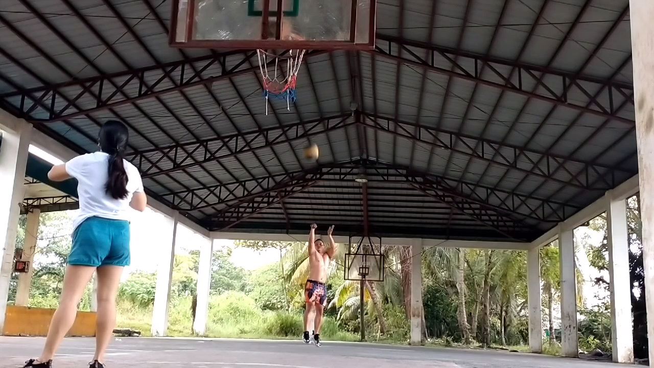 shooting drills with my MVP WIFEY - BiliBili