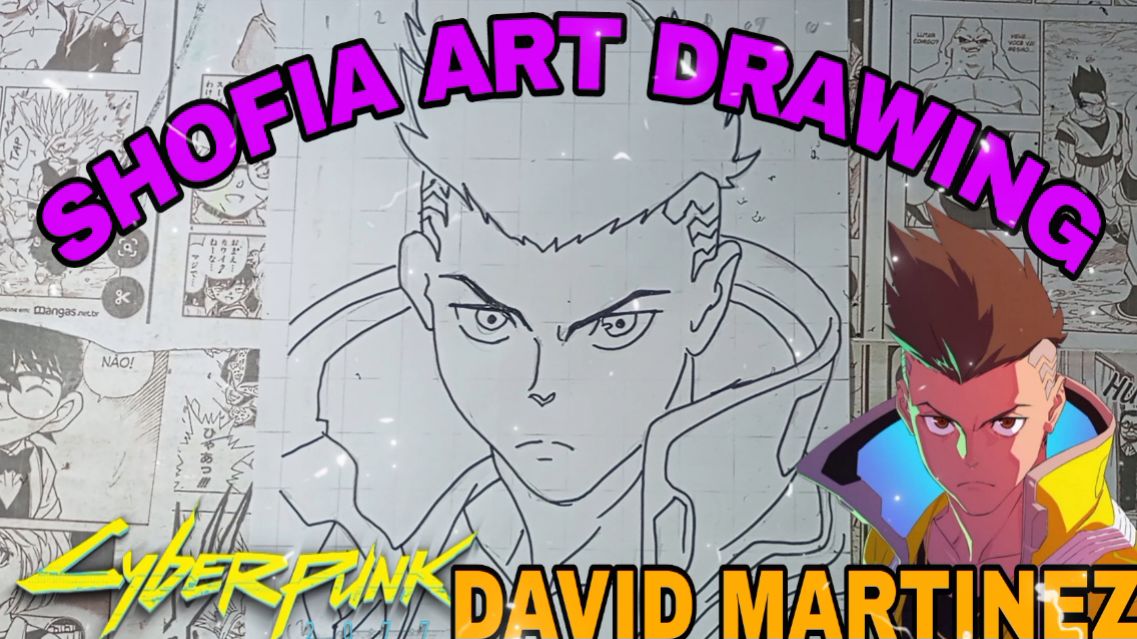 drawing David martinez dari Zyberpunk - BiliBili