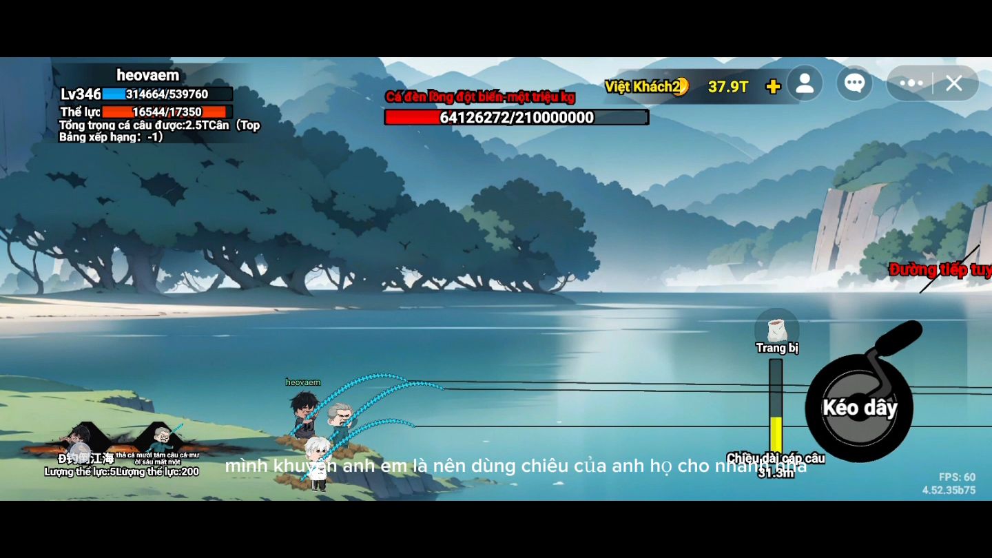 cập nhật mới của câu cá vạn cân có j - BiliBili