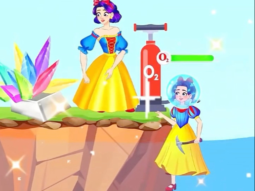 Snow White Digs for Gems! - BiliBili