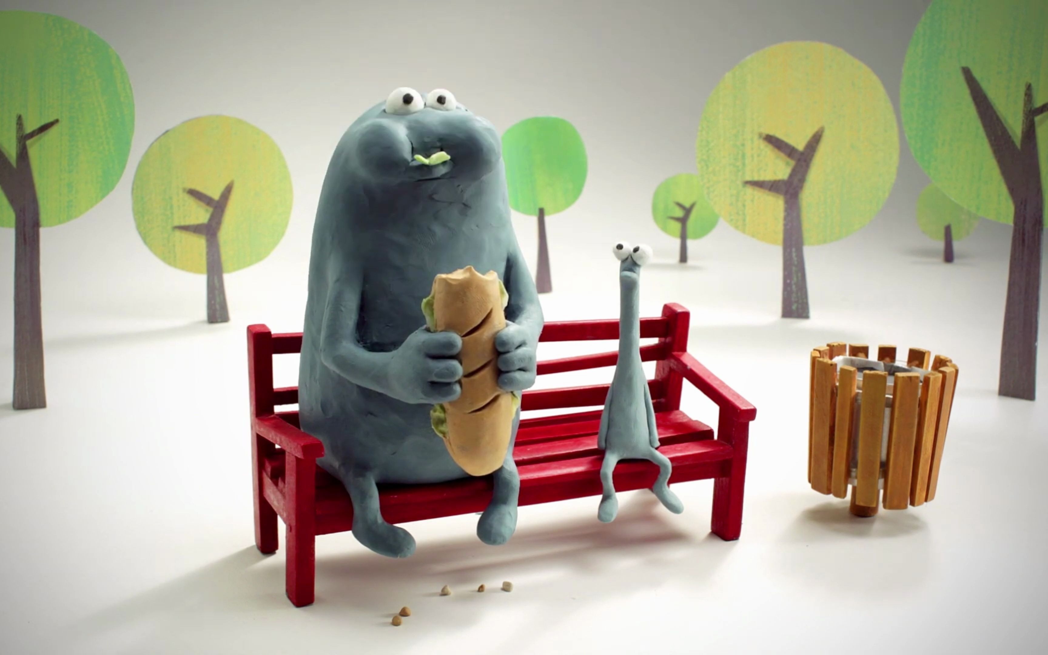 Claymation Short: Are You Hungry Too? - BiliBili