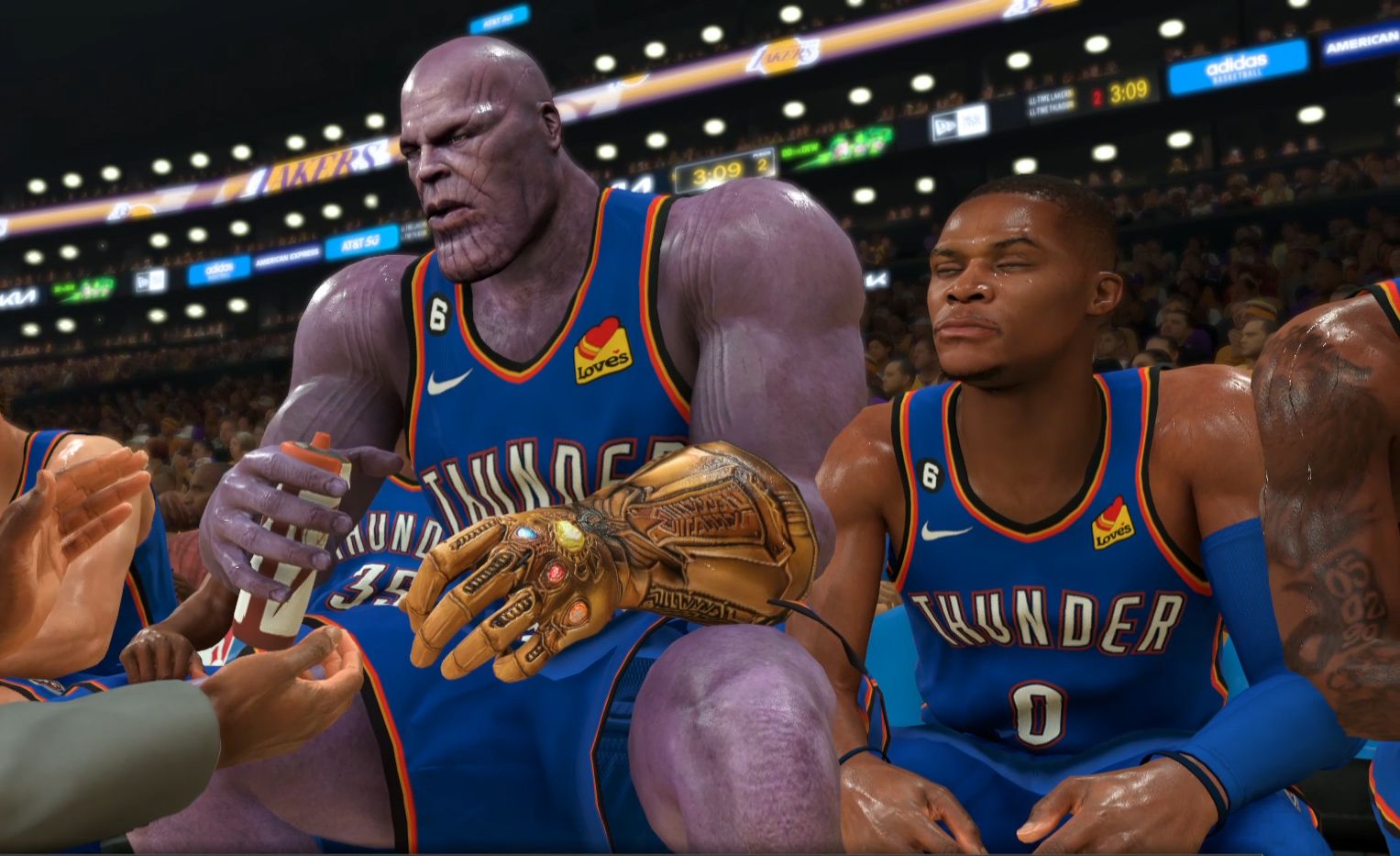 The NBA’s Thanos Legend?! Offense and Defense at 99,999,999 (Vertical ...