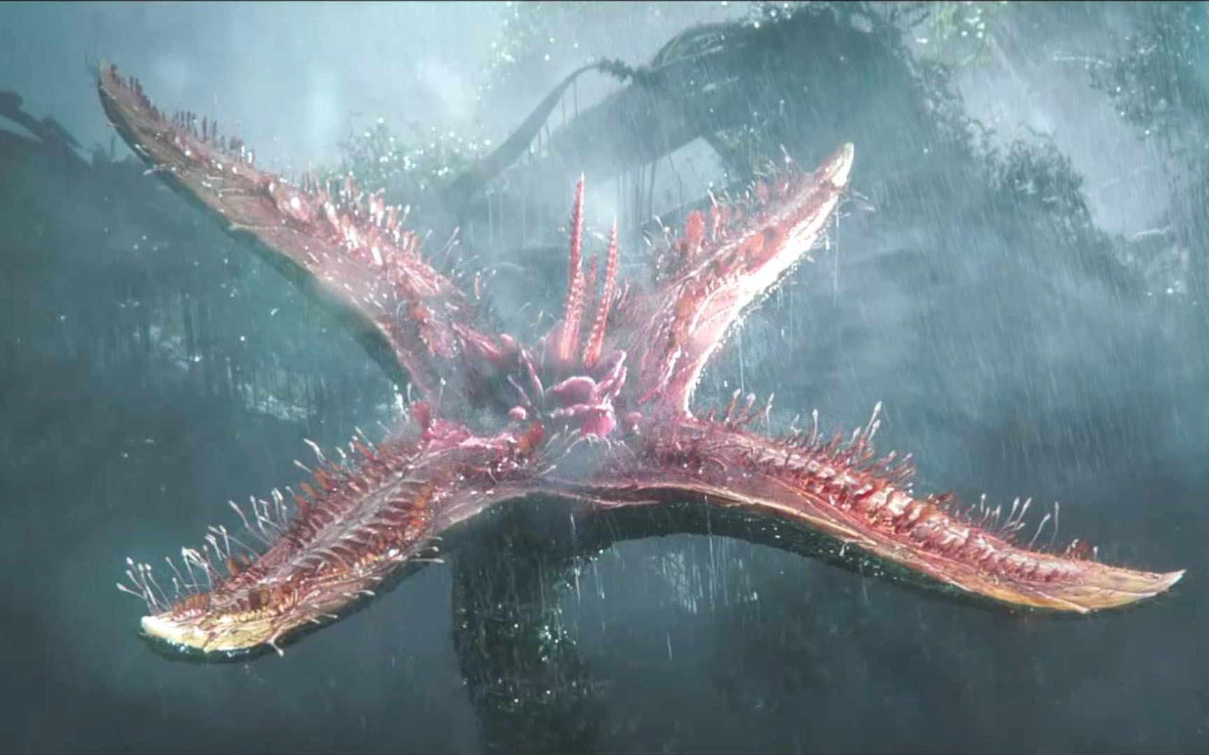 A meteorite brought a giant plant monster, tens of kilometers in size ...