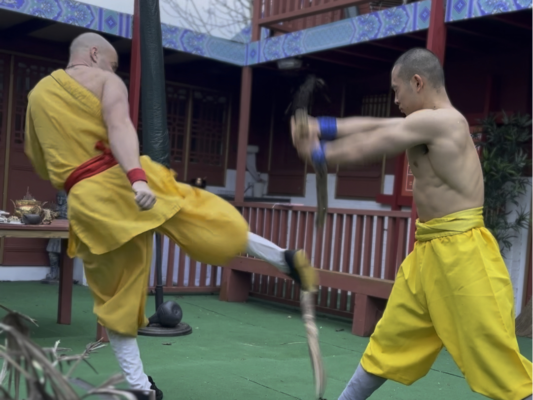 Can you even block this kick after 20 years of training? When Master ...