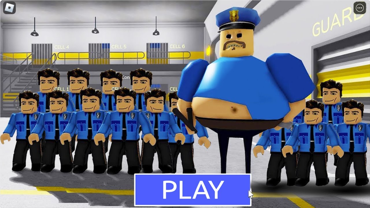 BARRY COP'S PRISON RUN Obby New Update Roblox - All Bosses Battle Walktrough FULL GAME #roblox ...
