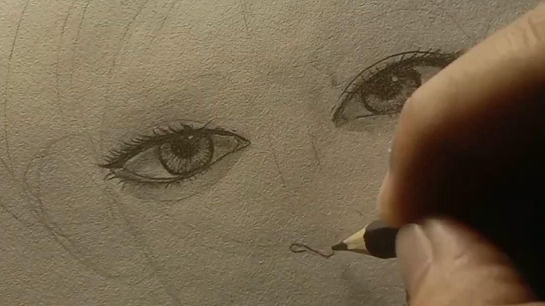 drawing a Korean girl with short hair - BiliBili