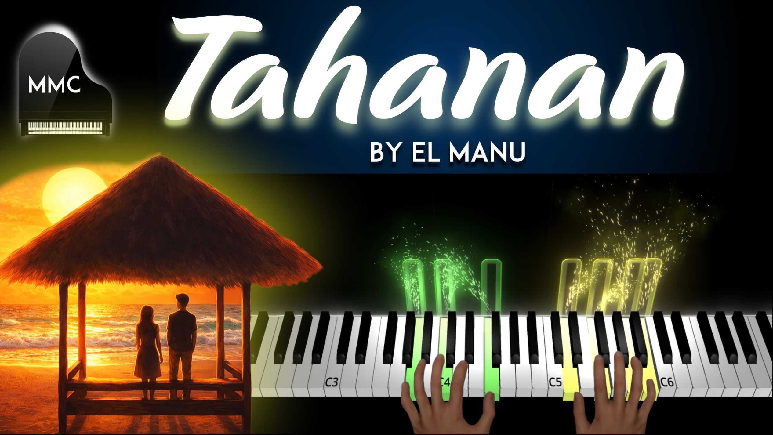 Tahanan by El Manu piano cover/tutorial + sheet music + lyrics - BiliBili