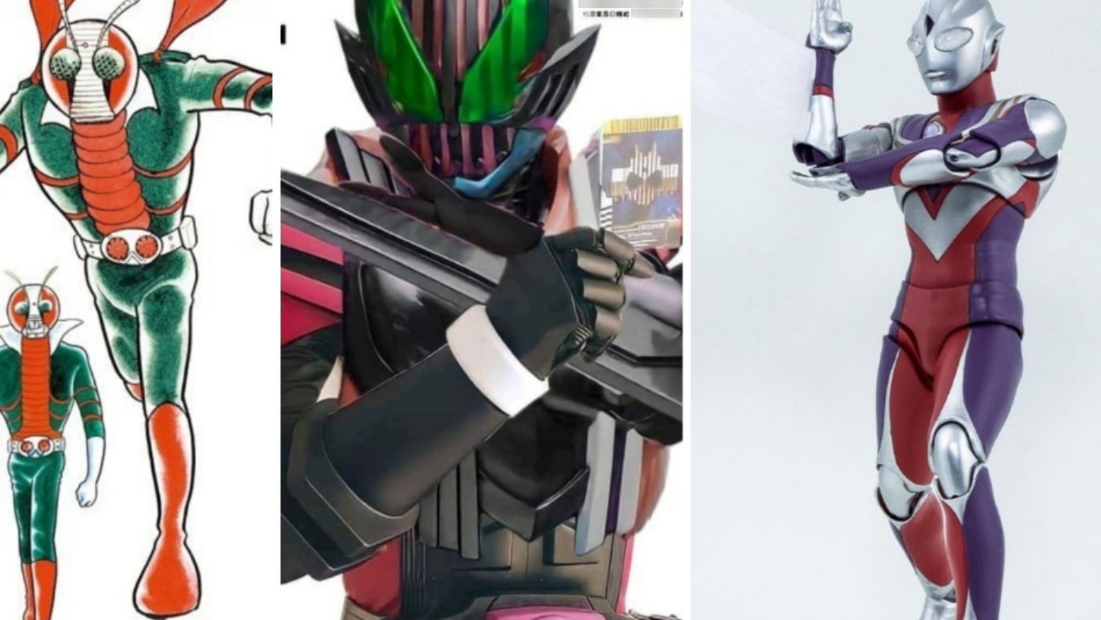 REVICE rumored Kamen Rider Evil and Live? Tiga SHF real bone sculpture ...
