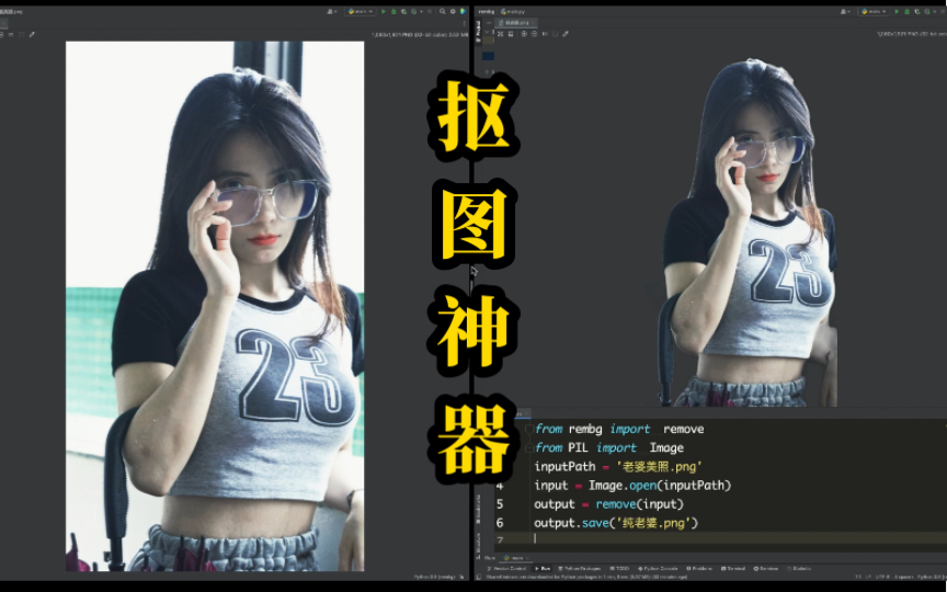 Python’s Amazing “Image Cutout” Library | Fly with Just 2 Lines of Code ...