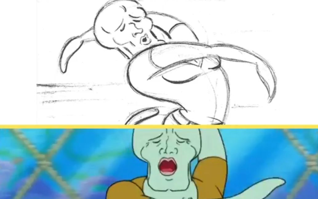 SpongeBob SquarePants Storyboard: Squidward, How Did You End Up Like ...