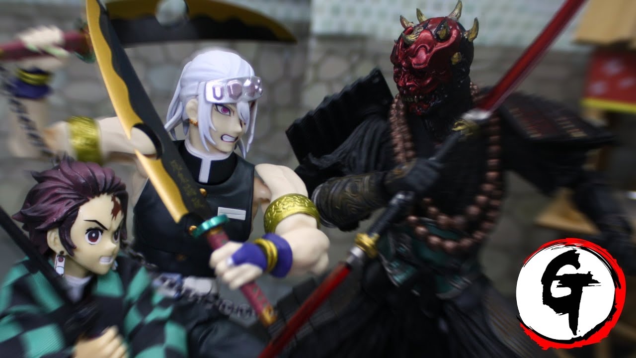 Tanjiro & Tengen VS Darth Maul -Demon Slayer stop motion 炭治郎&宇髄天元 VSダース ...