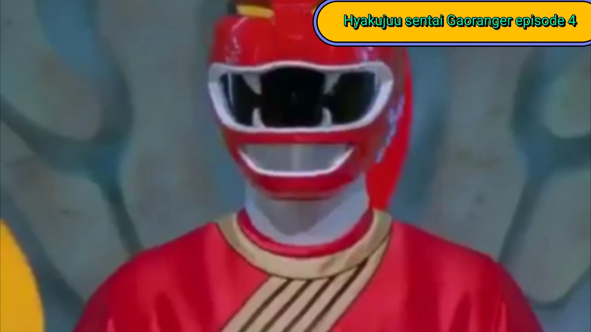 Gaoranger episode 4 - Bstation