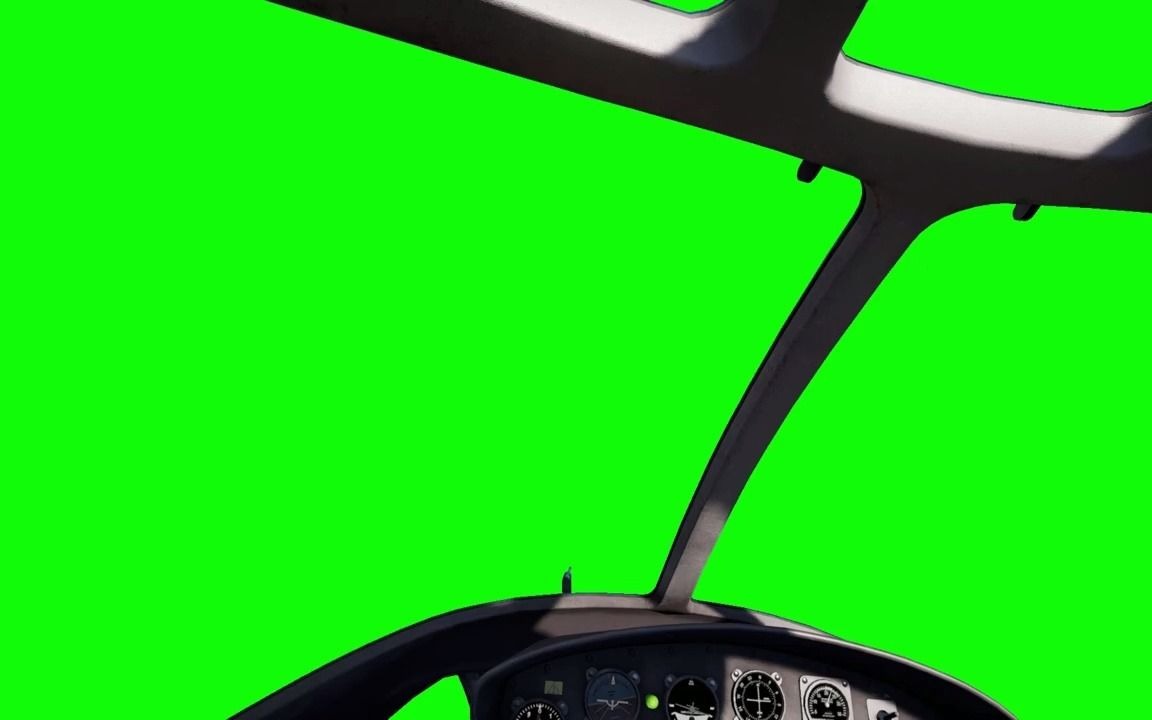 Aircraft Interior Special Effects Green Screen Footage - BiliBili