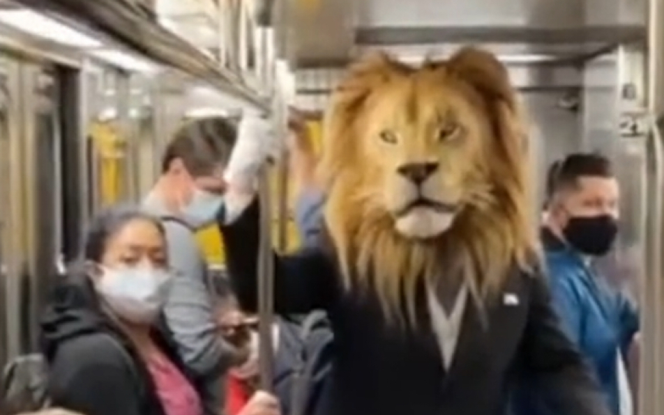 “In New York City subway stations, you can even see normal people ...