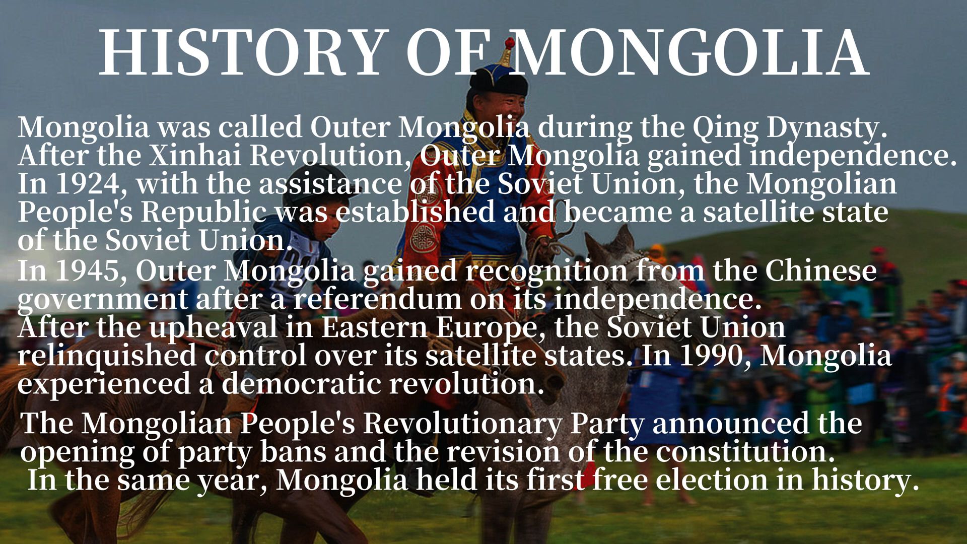 MODERN HISTORY OF MONGOLIA(1912-2025)(Mukhammadniyaz) - BiliBili