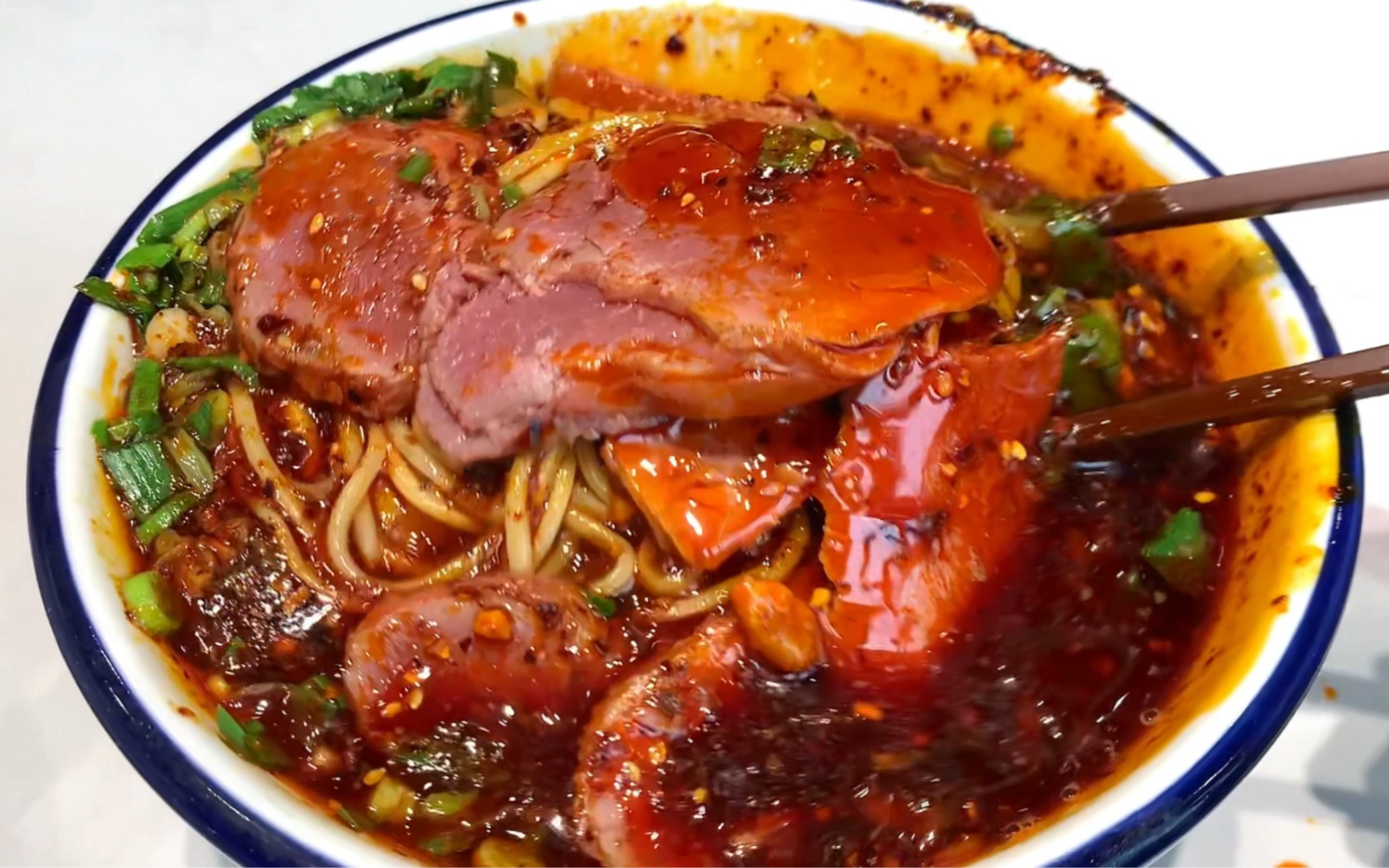 Just add a bit of Xi’an cured beef to Lanzhou beef noodles, then pile ...