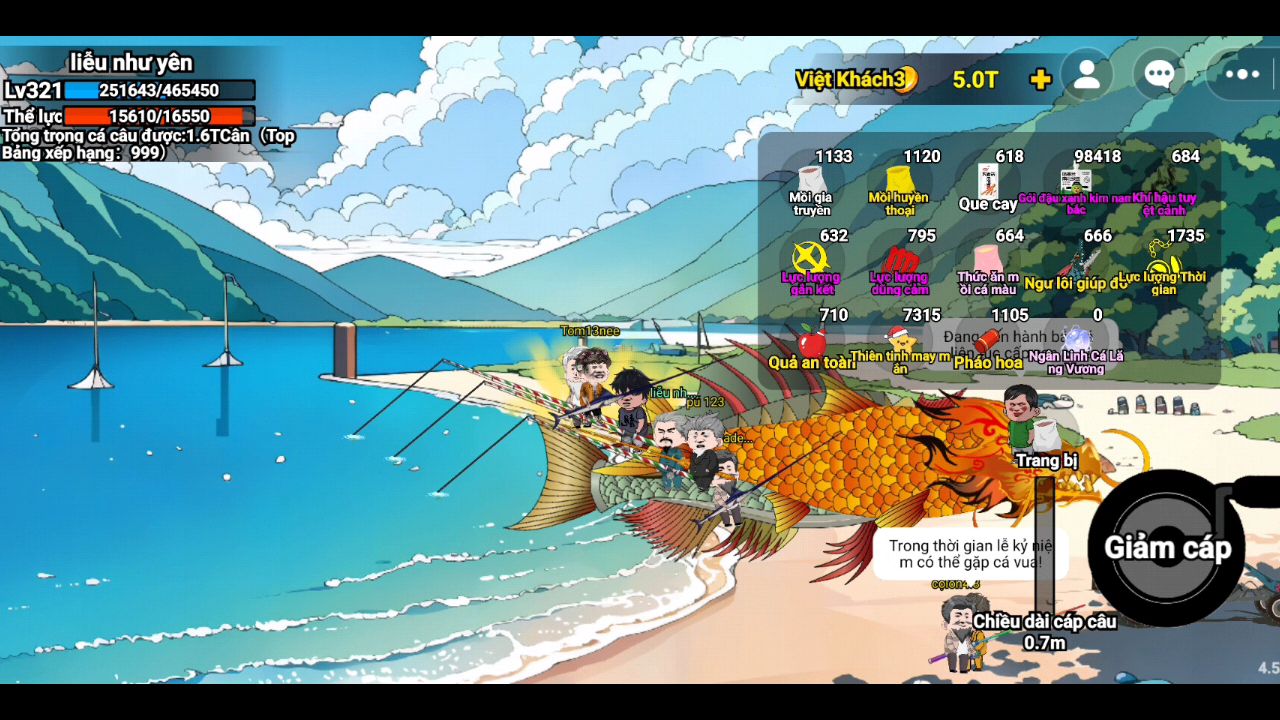 game câu cá vạn cân - BiliBili