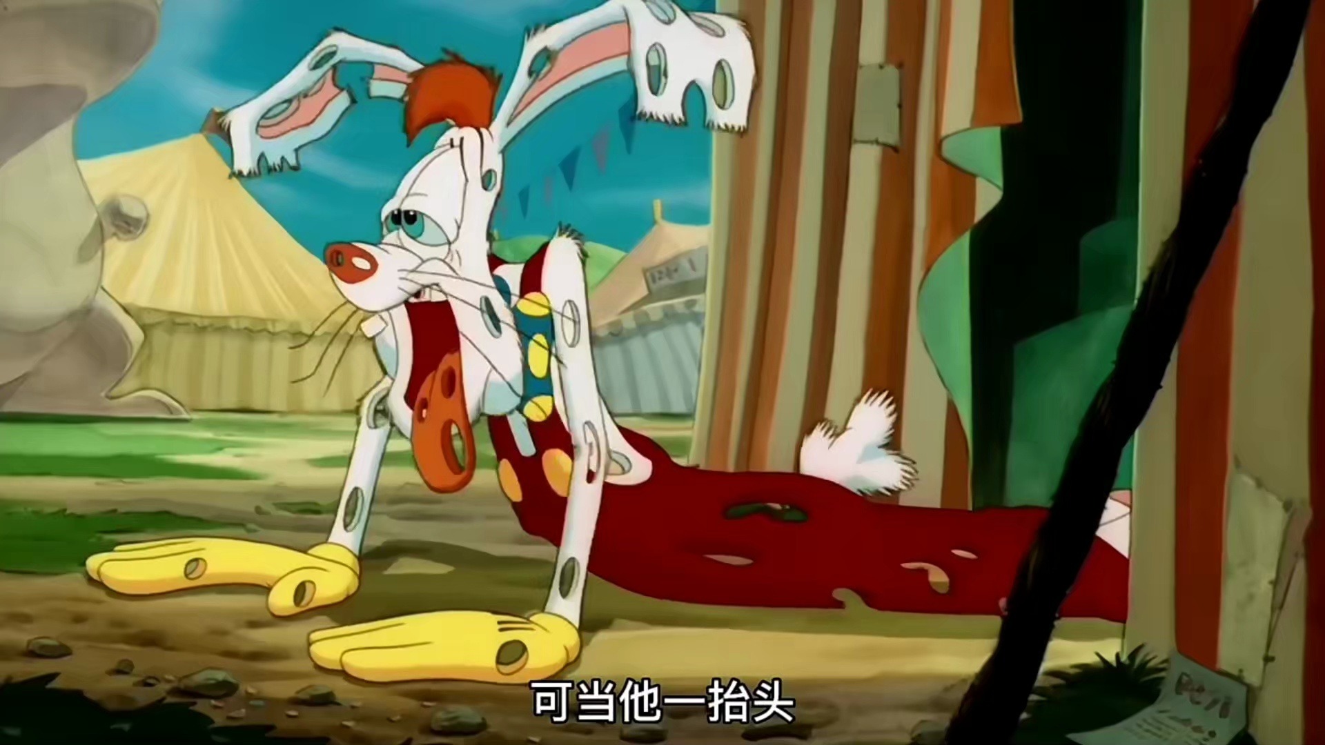 Crazy moves by the unlucky bunny: a 1988 hand-drawn animation with no ...