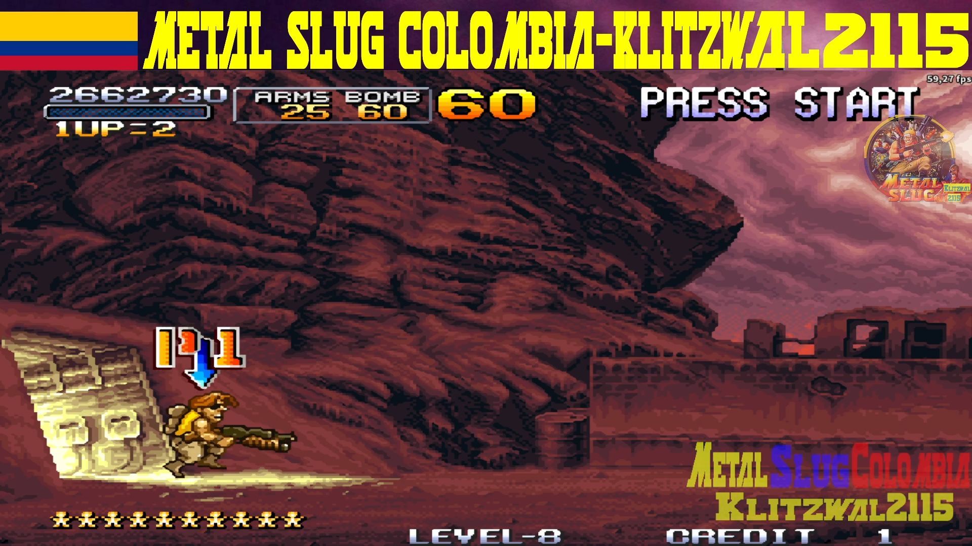 Metal Slug X Tarma Roving Level 8 No Death Arcade Versión Player ...