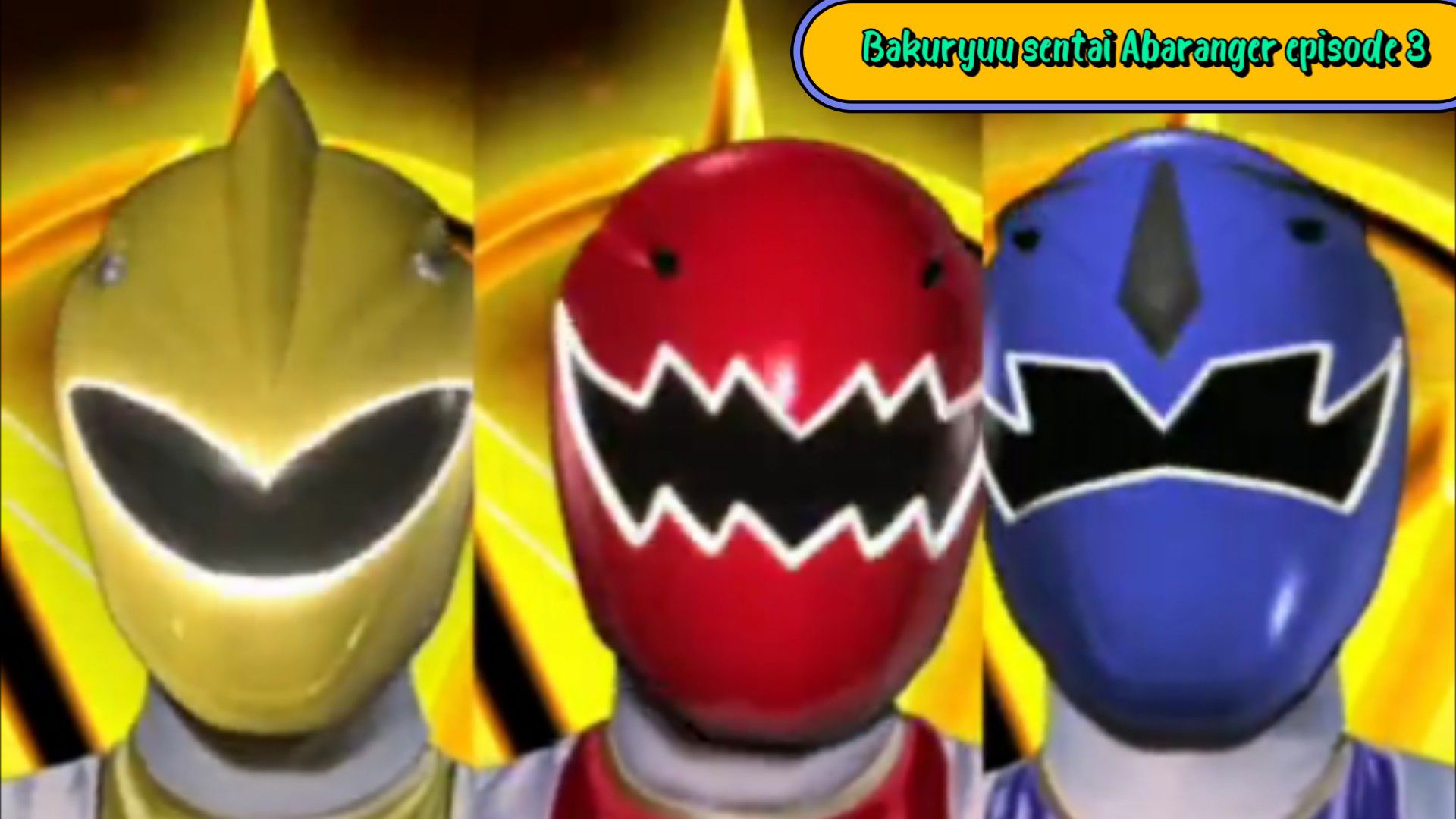 Abaranger episode 3 - Bstation