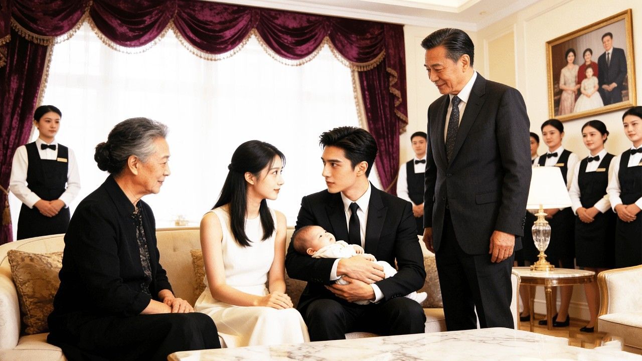 After having a billionaire CEO’s baby, the cold man became a super dad ...