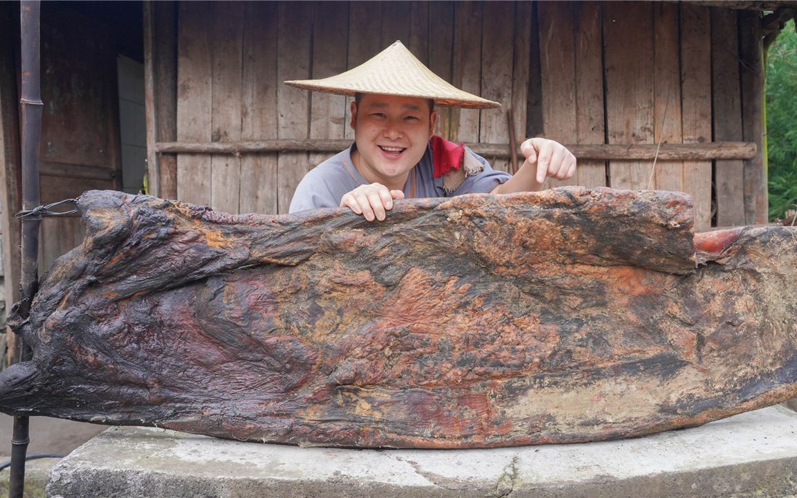 Ini baru daging babi asap Sichuan asli—sepotong daging babi asap sudah ...