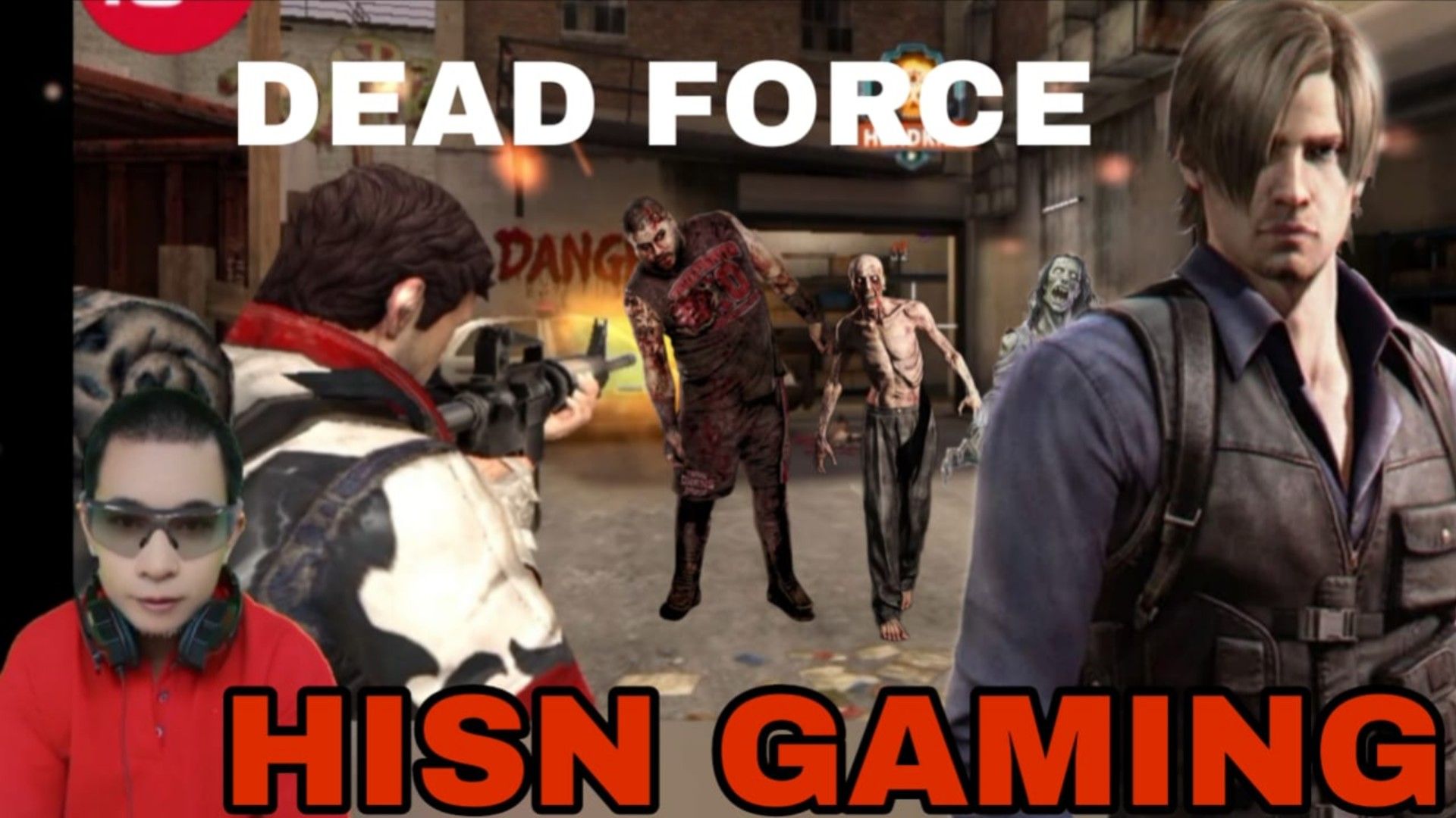 game zombie dead force, memasuki gedung , lorong zombie - BiliBili