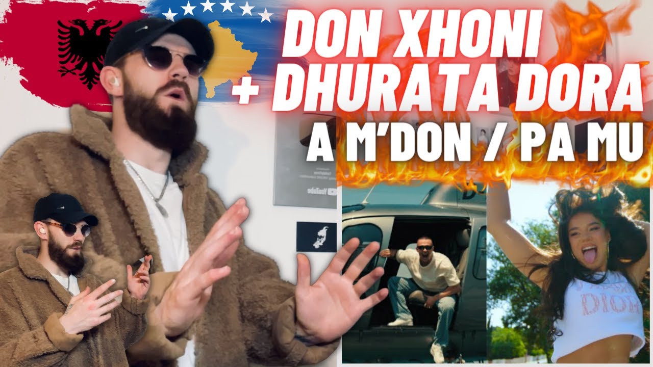 TeddyGrey Reacts to 🇦🇱🇽🇰 “DON XHONI - A M’DON” + “Dhurata Dora - PA MU ...