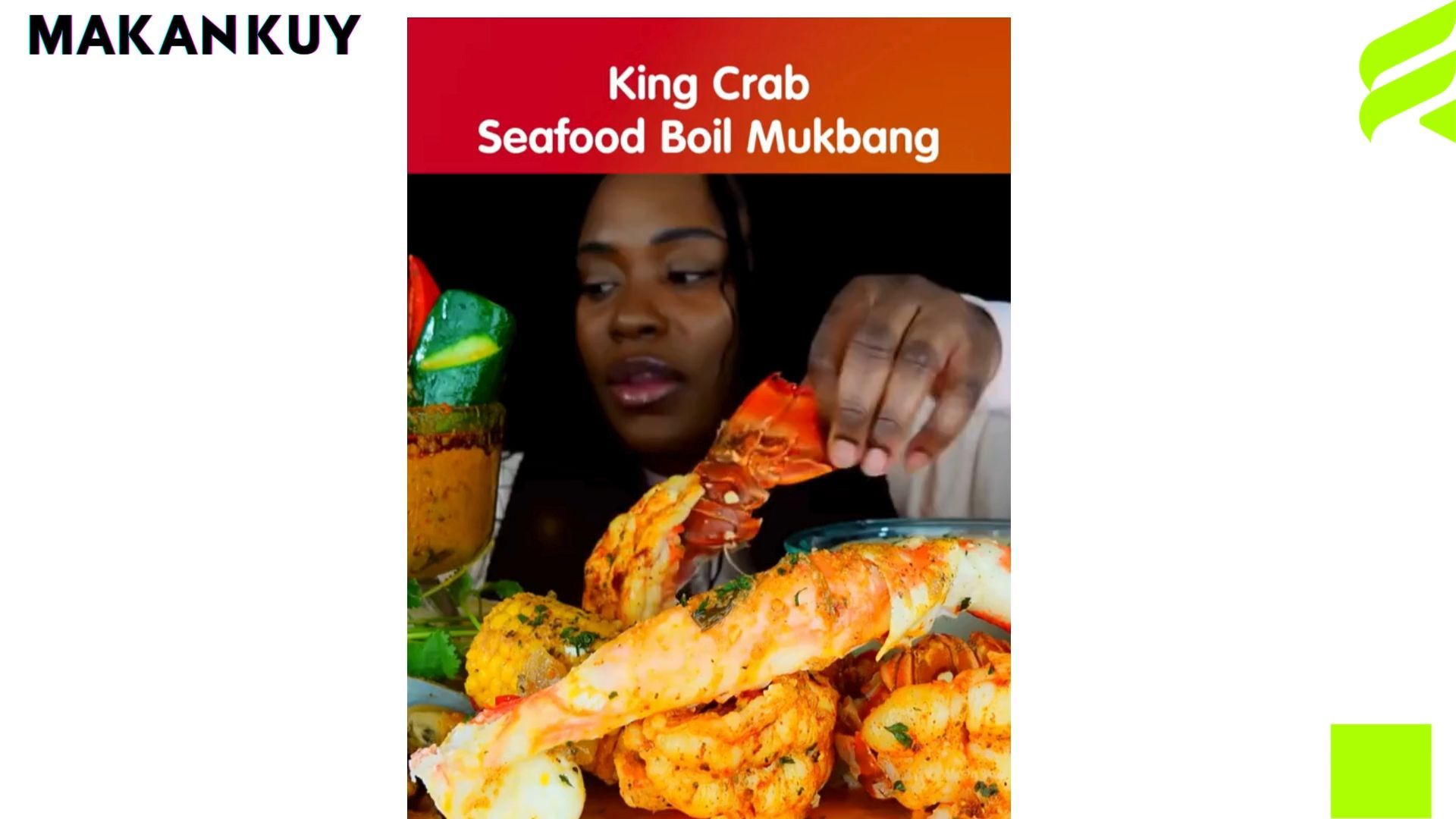King Crab Seafood Boil Mukbang - Bstation