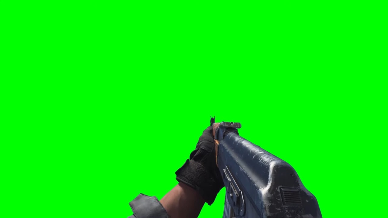 Bahan green screen AK47 - Bstation