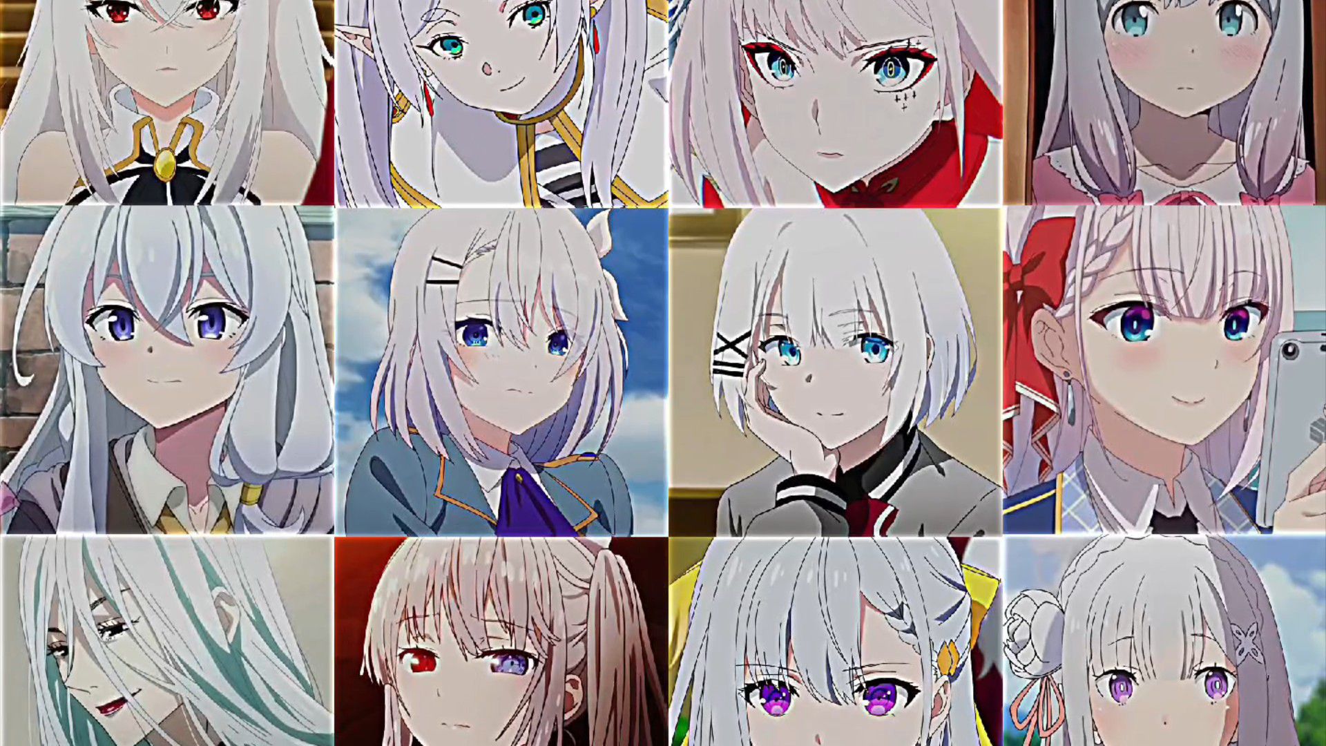 Pesona waifu rambut putih😋🫵 - Bstation