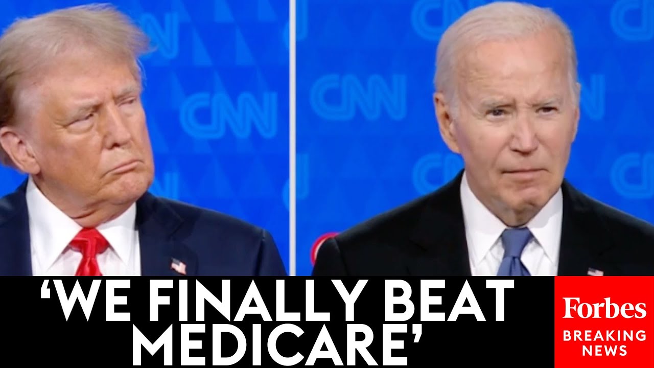 MAJOR DEBATE GAFFE: Biden Says 'We Finally Beat Medicare' During First ...