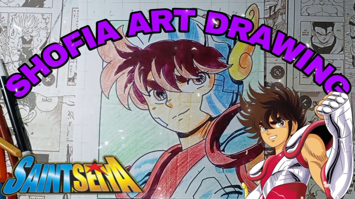 drawing anime saint Seiya - BiliBili