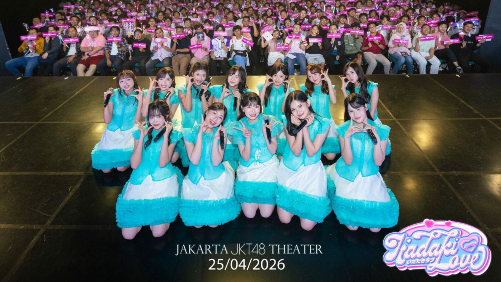 Show Setlist Itadaki Love, Shonichi, Team Love, 25 April 2026 - Bstation