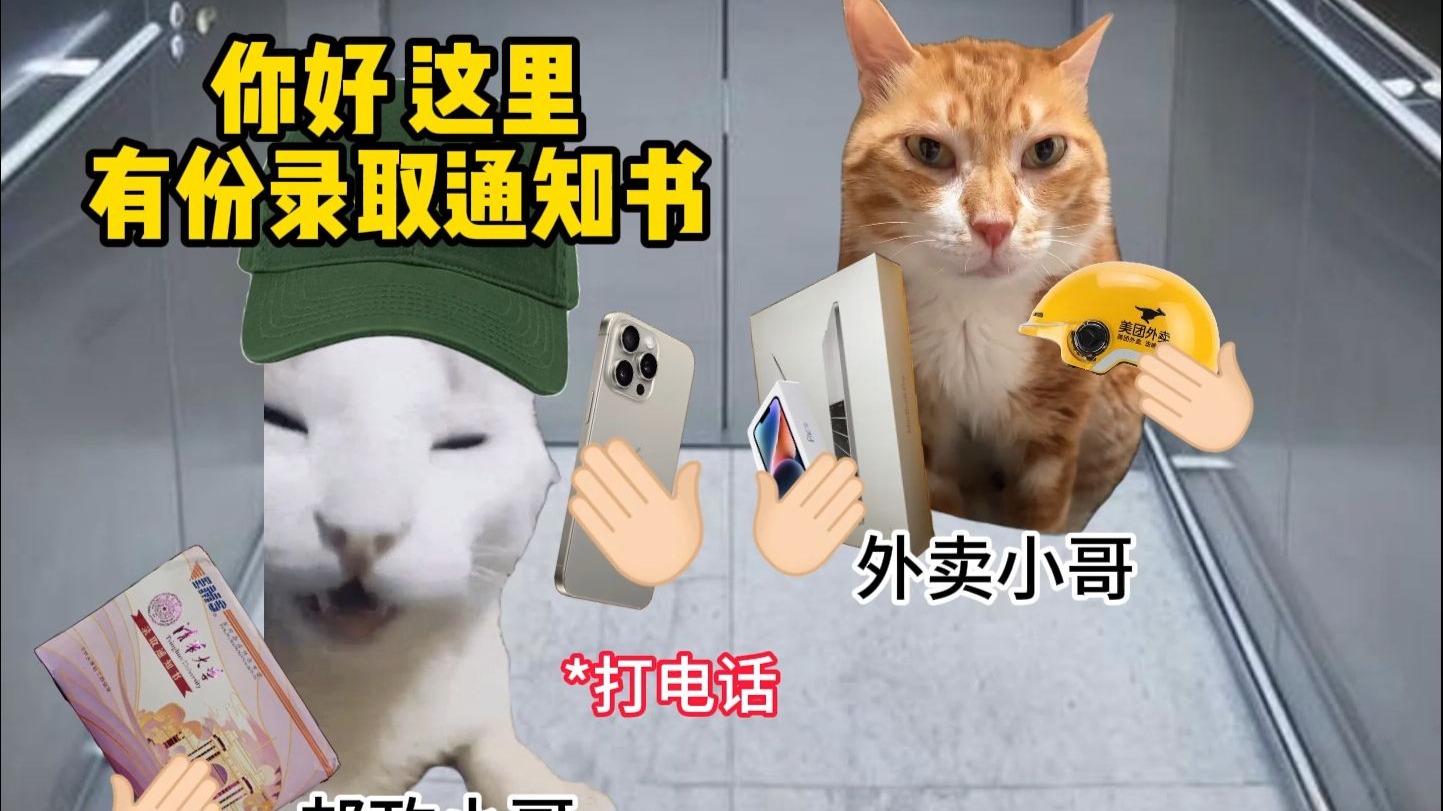 When Your Admission Letter and Prize Arrive at the Same Time - BiliBili