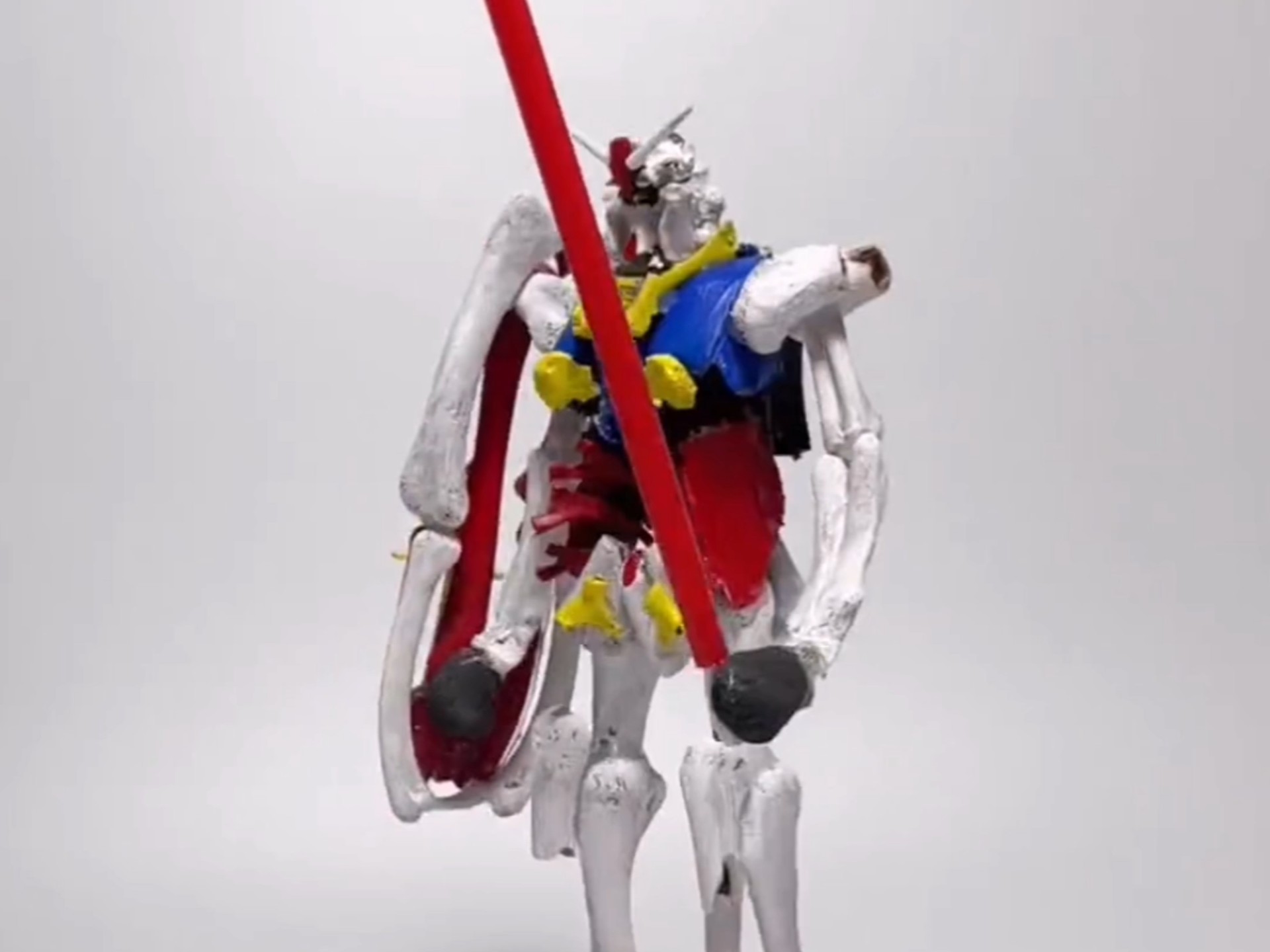 “Amazing Uses for Chicken Bones: Crafting a Gundam Poem of Steel ...