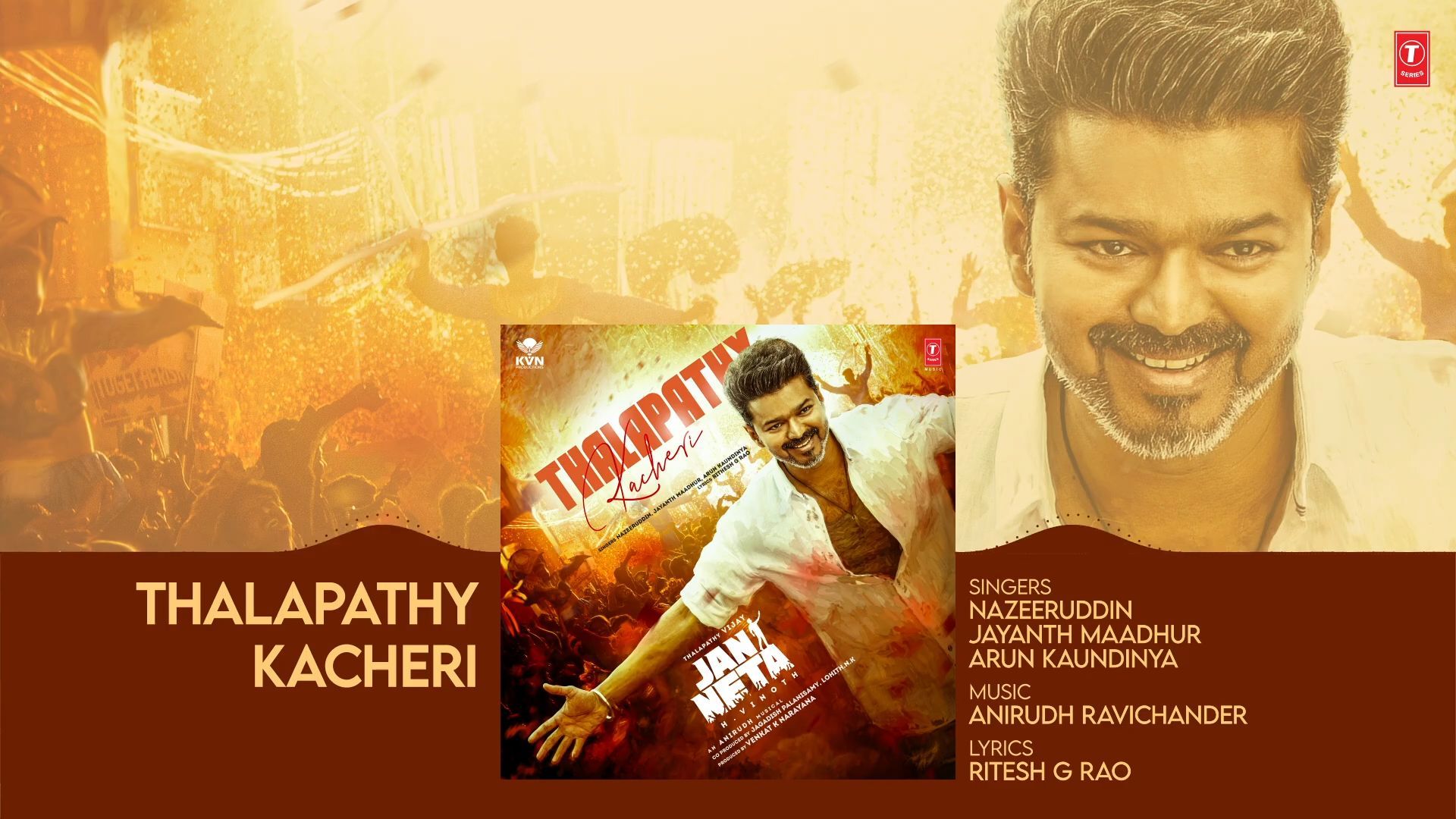 Jan Neta - Thalapathy Kacheri (Audio) (Hindi)- Thalapathy Vijay -Pooja ...