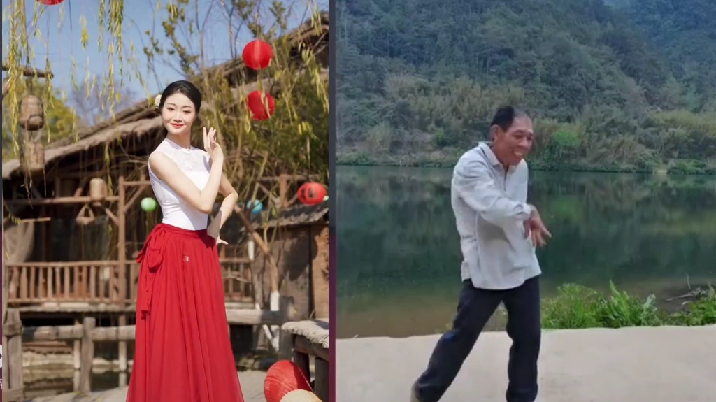 The Dai dance was performed by an old man to another level - BiliBili