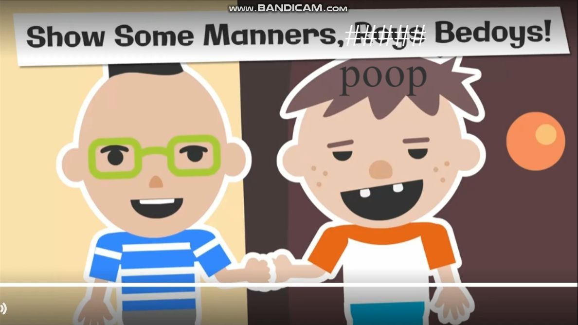 show some manners poop bedoys YTP - BiliBili