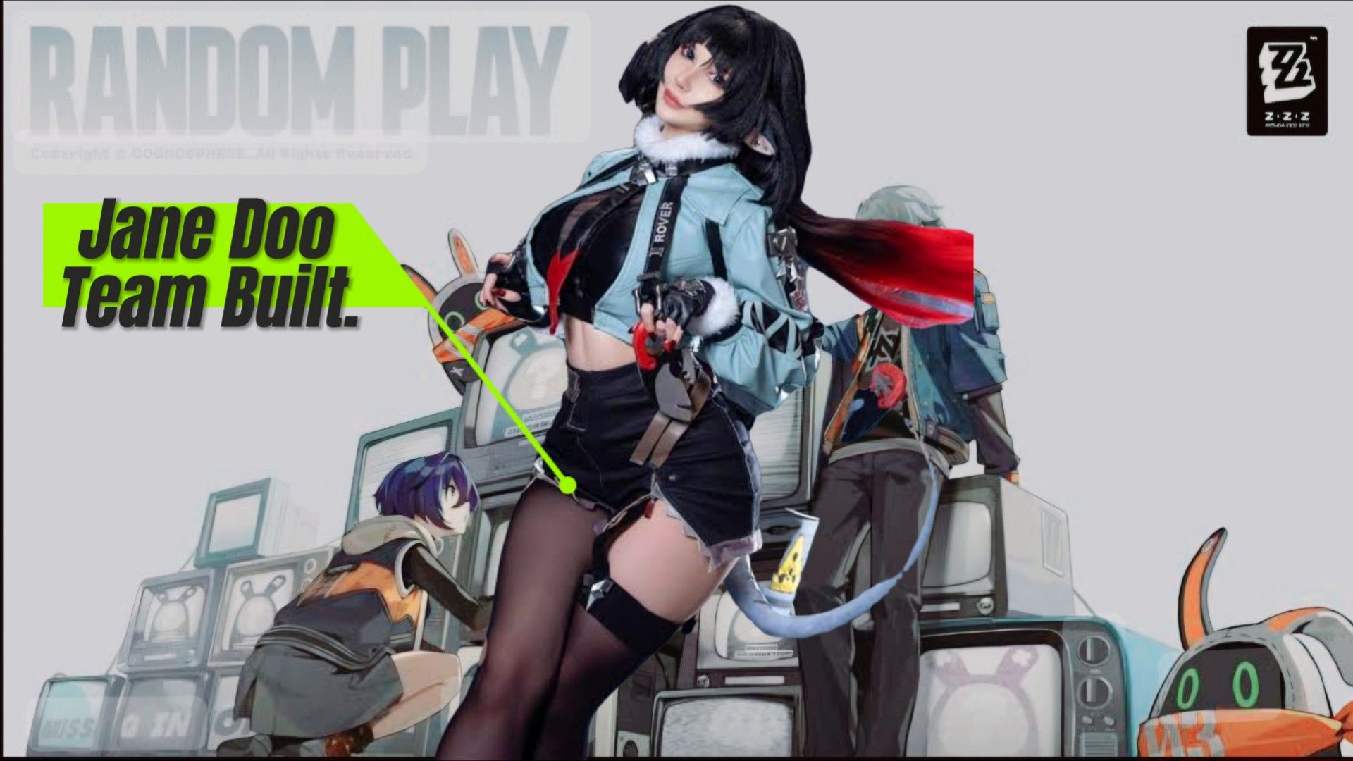 ZZZ Team Built (Jane doe - Grace - Caesar) Gameplay. - BiliBili