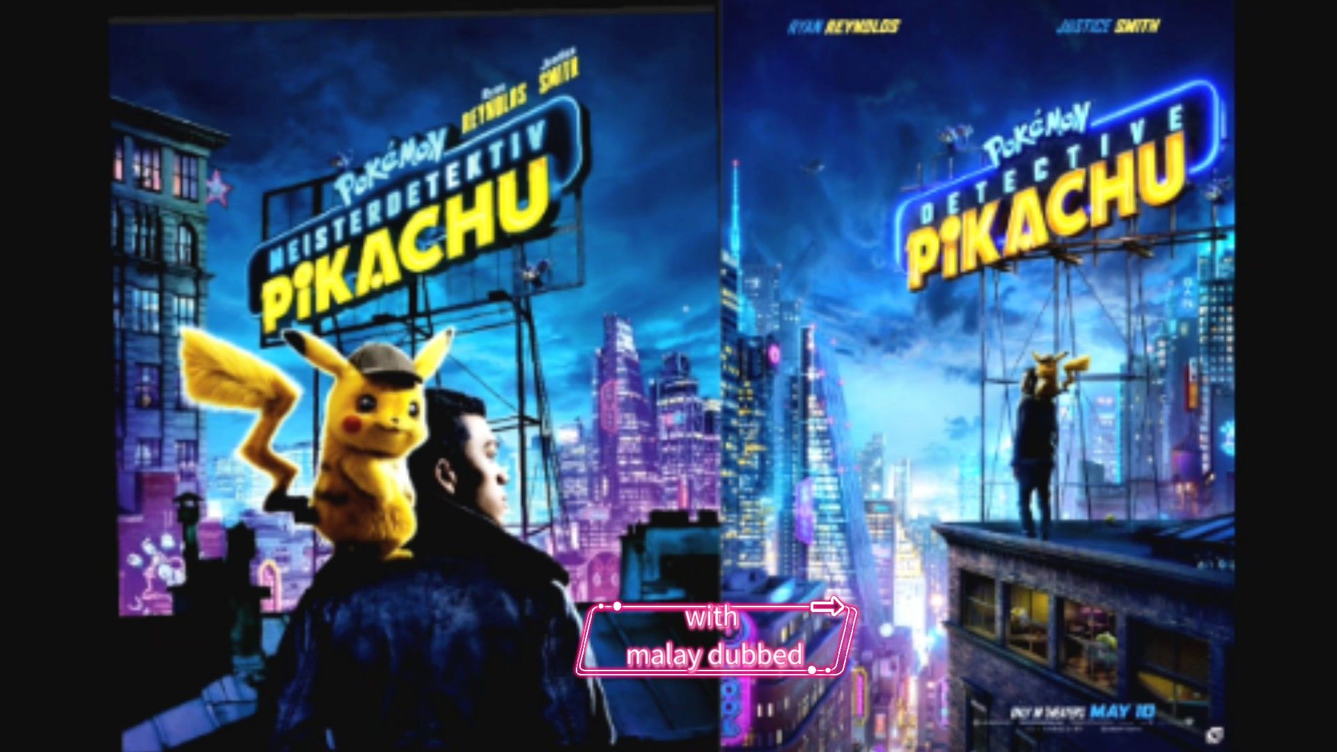 Pokemon Detactive Pikachu Wlith Malay Dubbed #pokemon - BiliBili