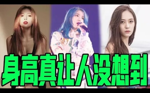 You’d never guess these female idols’ heights! I always thought IU was ...