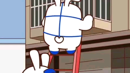 Pot-Pot brings a ladder to call little brother for a nucleic acid test ...