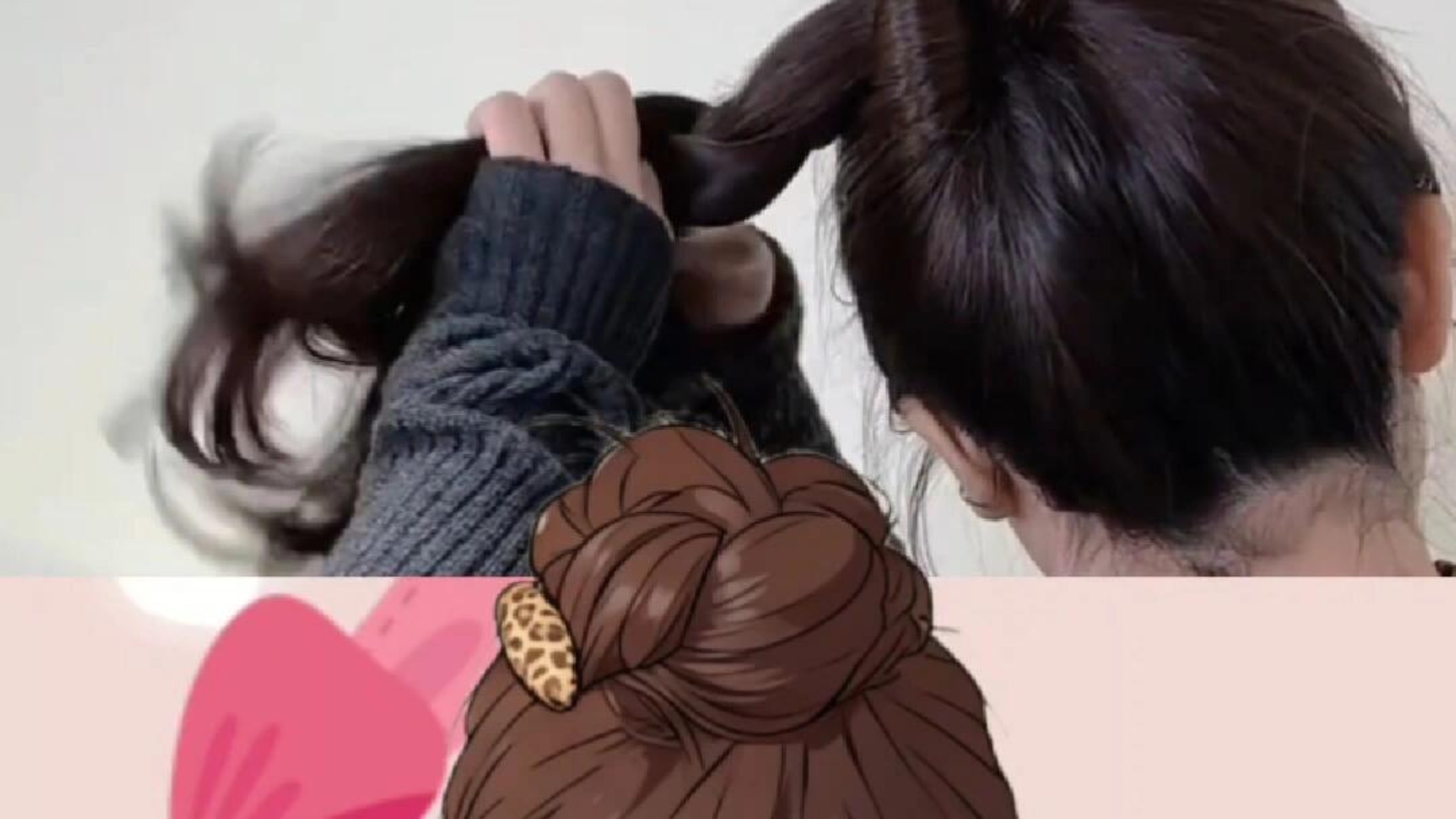Flower-bud bun hairstyles are the ultimate savior for flat heads ...