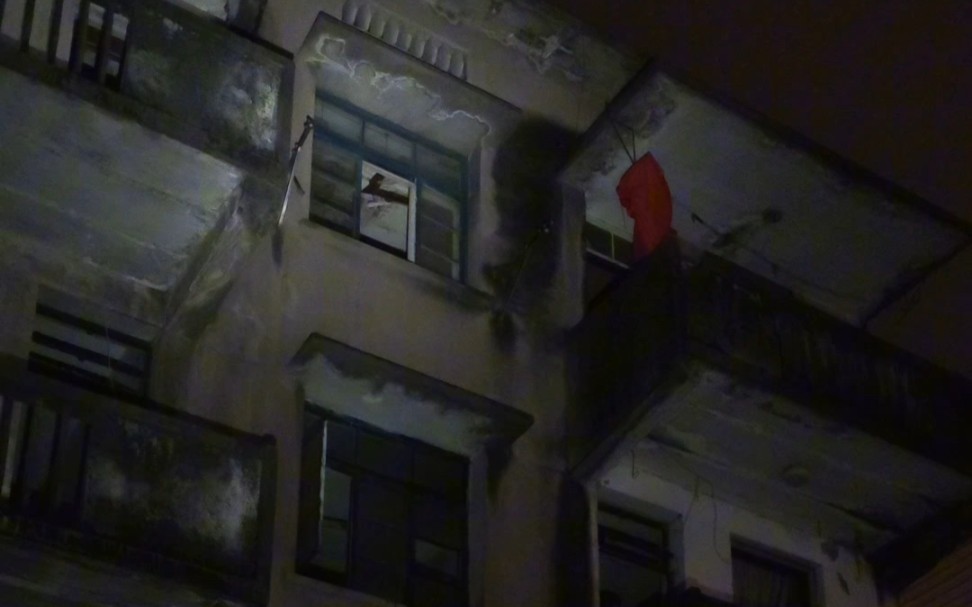 Late at night, I spot a blood-red shirt and venture into the abandoned ...