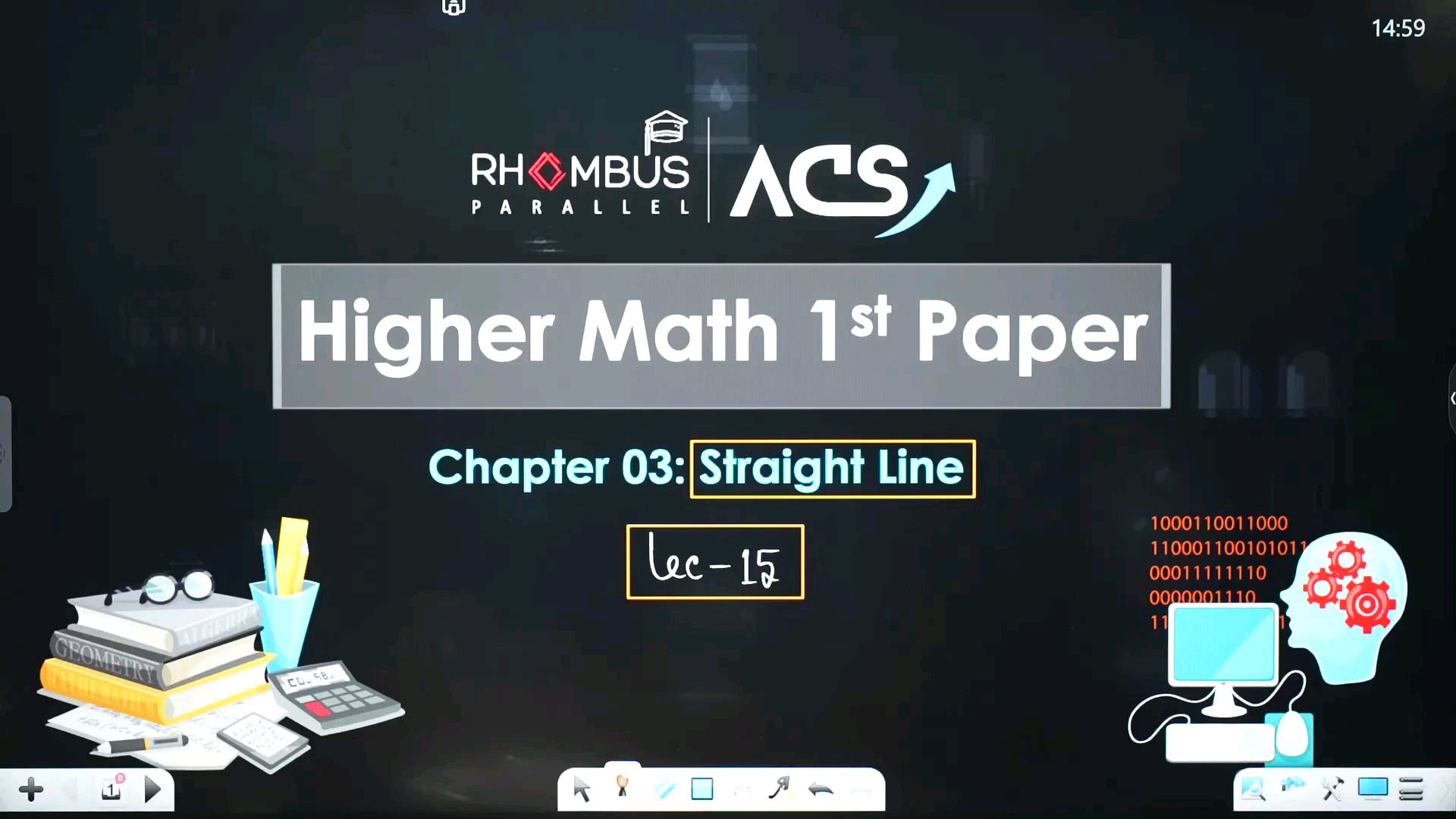 Highermath 1st Chapter-3,(Straight Line),Lecture-15, HSC26 - BiliBili