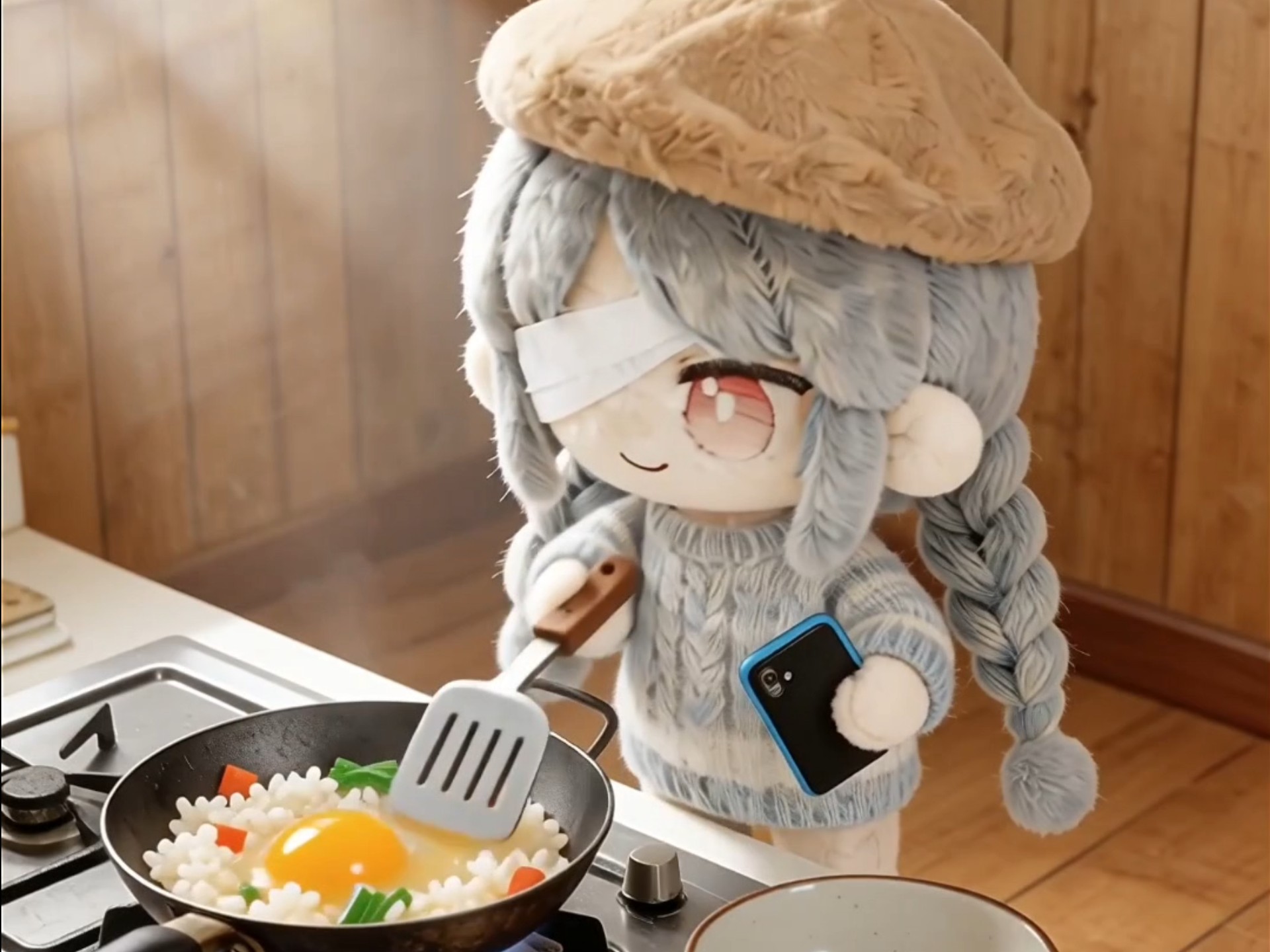 Just learned how to make fried rice—it’s pretty good! - BiliBili