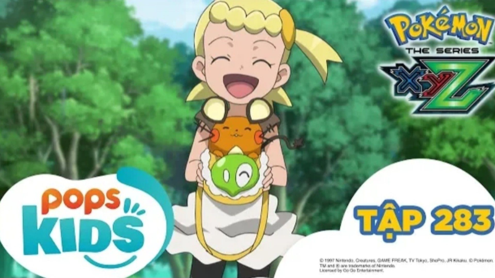 [S19 XYZ] Pokémon Tập 283 - Haribogu máu lửa! Bé Puni bị truy đuổi ...